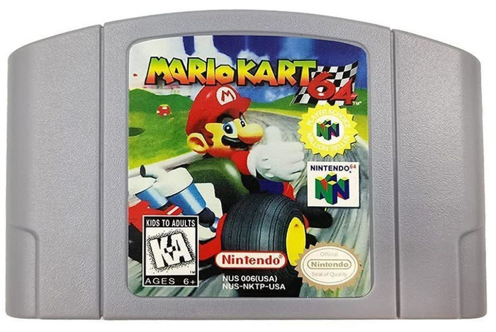 Картридж Игра для Nintendo 64 Mario Kart 64 (PAL) - купить по выгодной ...