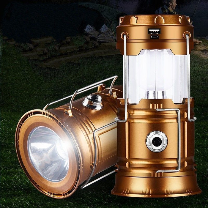 Кемпинговый фонарь SH 5800T аккумуляторный на солнечной батарее ...