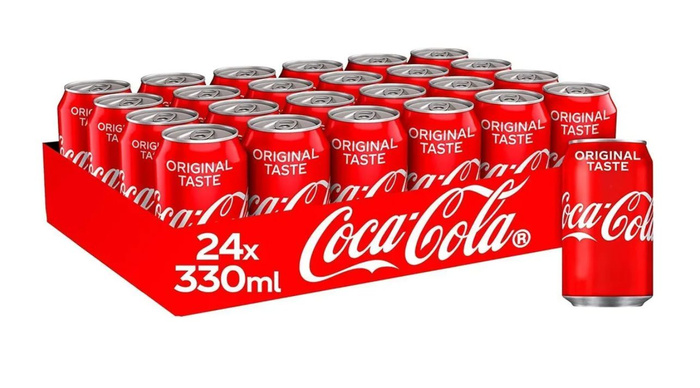 Газированный напиток Coca Cola Original Кока Кола 0 3л жб 24 банки