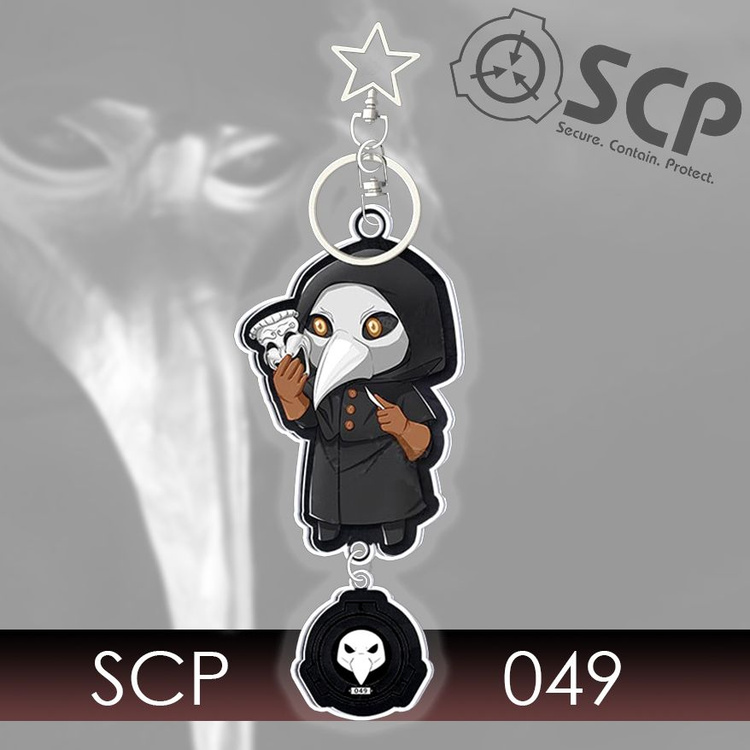 Брелок SCP Foundation (Secure Contain Protect): SCP-049 - Чумной доктор ...