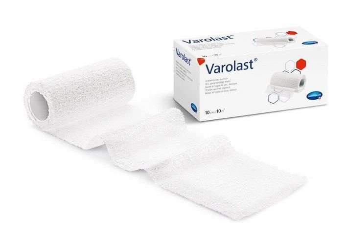 Varolast Plus (Вароласт Плюс) - компрессионный бинт с цинком для лечения варикоза и трофических ...