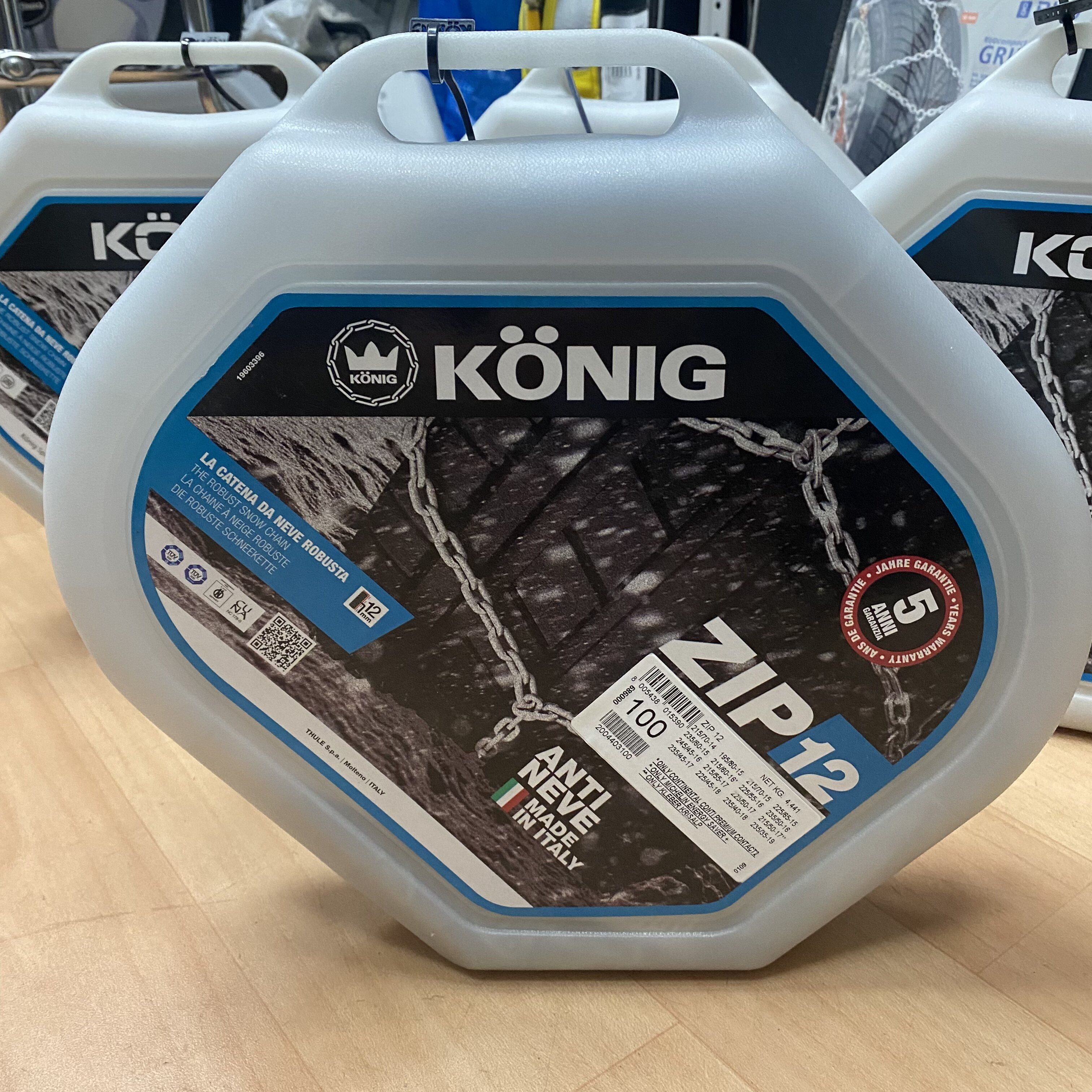 Цепи противоскольжения Konig Zip 12 100 - купить с доставкой по низким ...