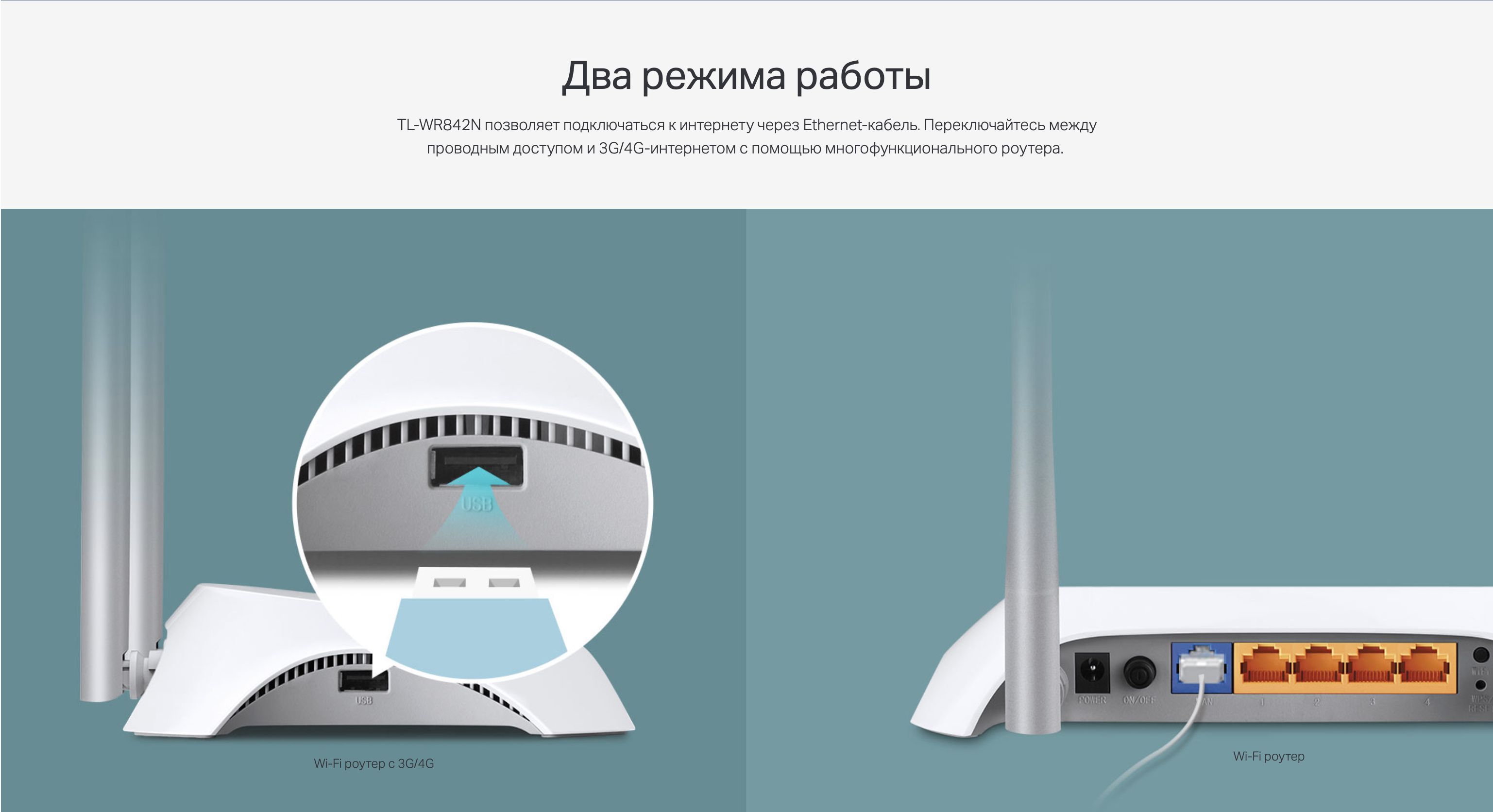 Роутер TP-Link Беспроводной многофункциональный Wi-Fi TL-WR842N с ...