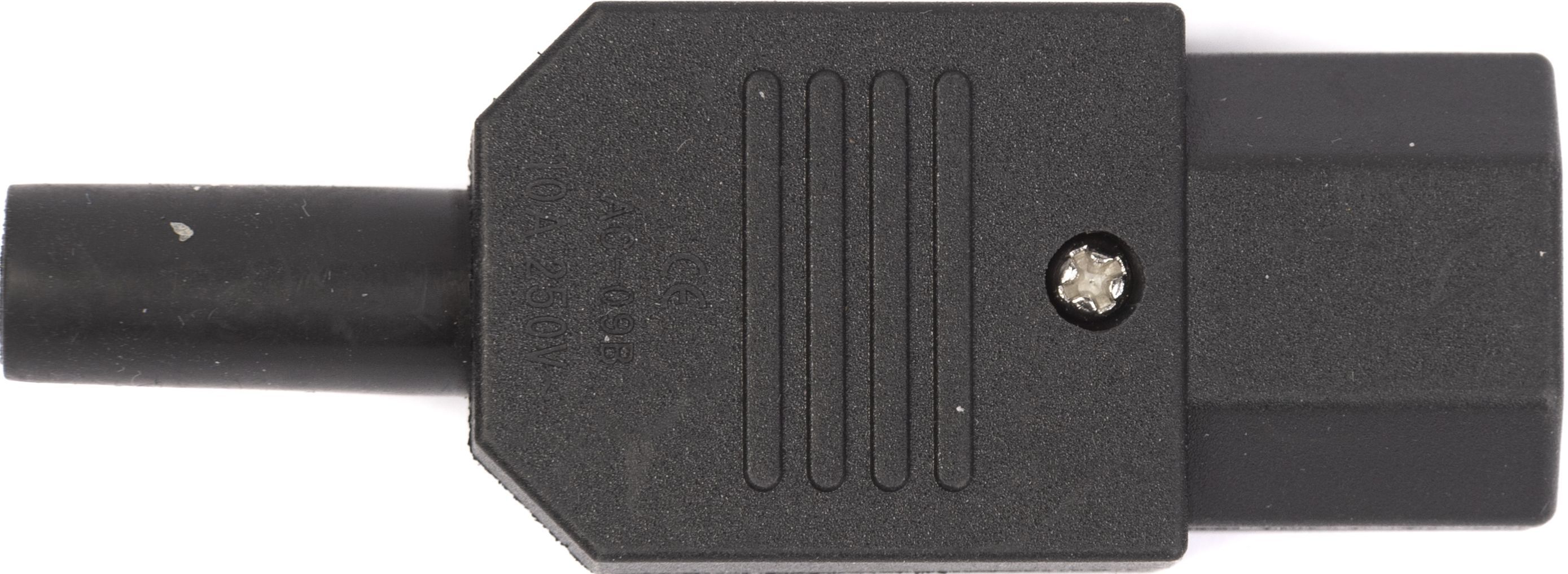 Разъем питания компьютерный IEC 320 C14 (3-Pin 220В) GSMIN RTS-03, 1 ...