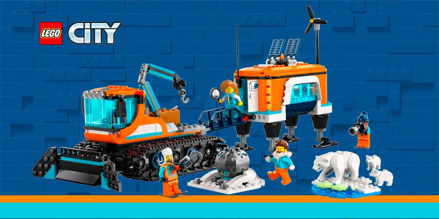 Лего City серия, LEGO Конструктор, лего 60378 Arctic Explorer Truck and ...