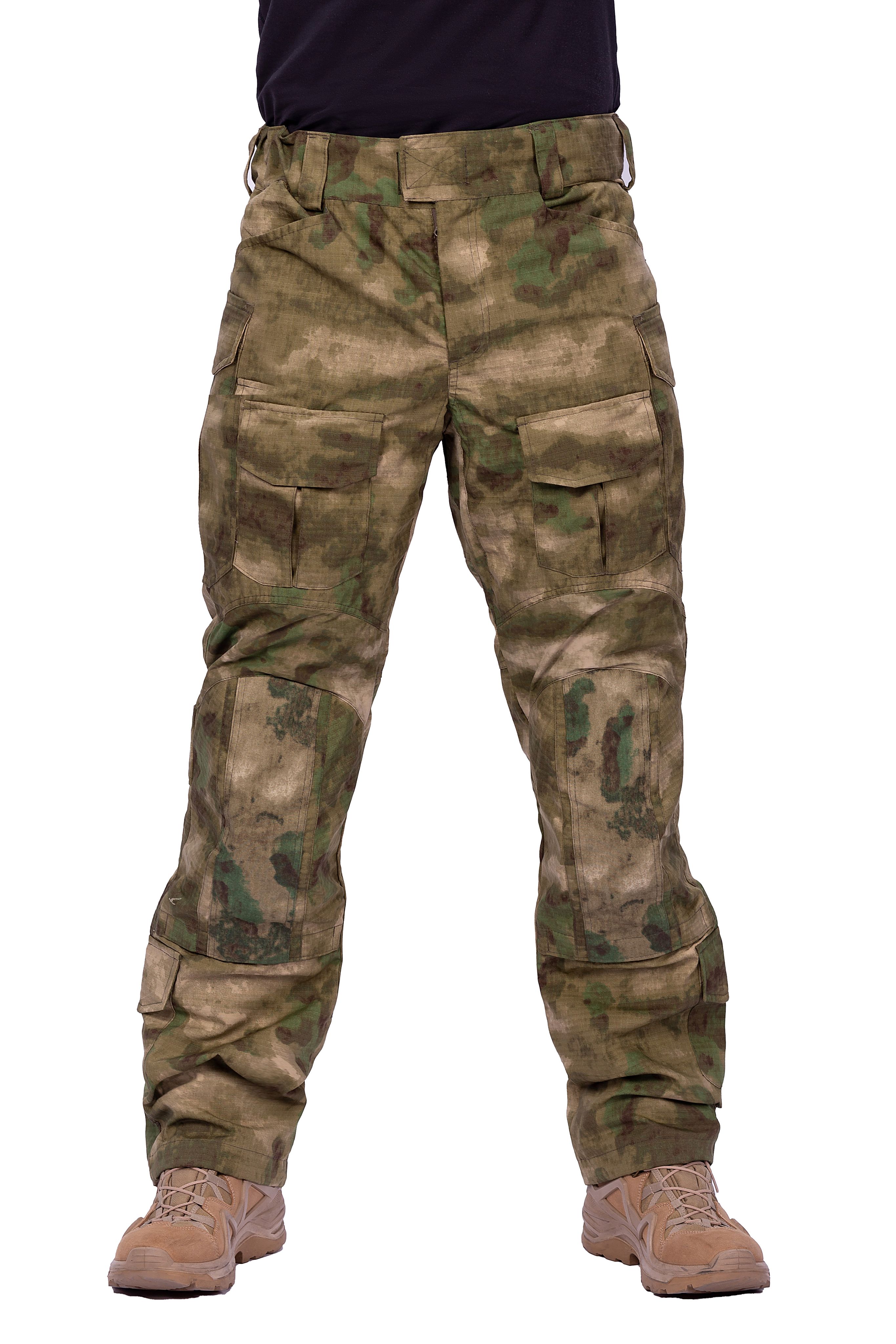 Брюки мужские IGEAR КАМУФЛЯЖ ATACS FG (MOX) С НАКОЛЕННИКАМИ 48/176-58/ ...