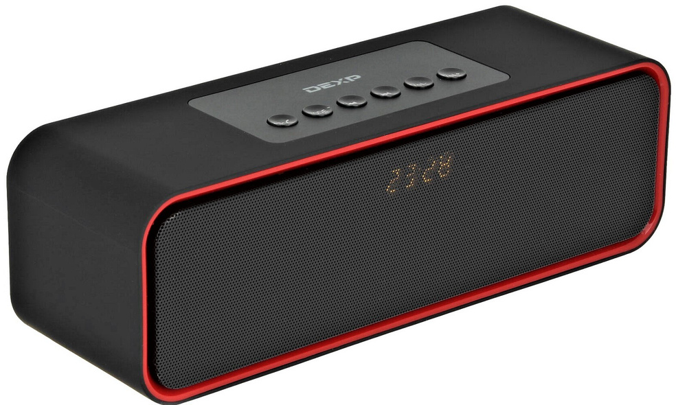 Беспроводная колонка DEXP Портативная колонка bluetooth , беспроводная,красная.Музыкальная ...