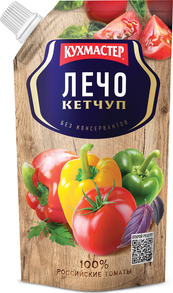 Кетчуп Кухмастер Лечо, 350 г - купить с доставкой по выгодным ценам в ...