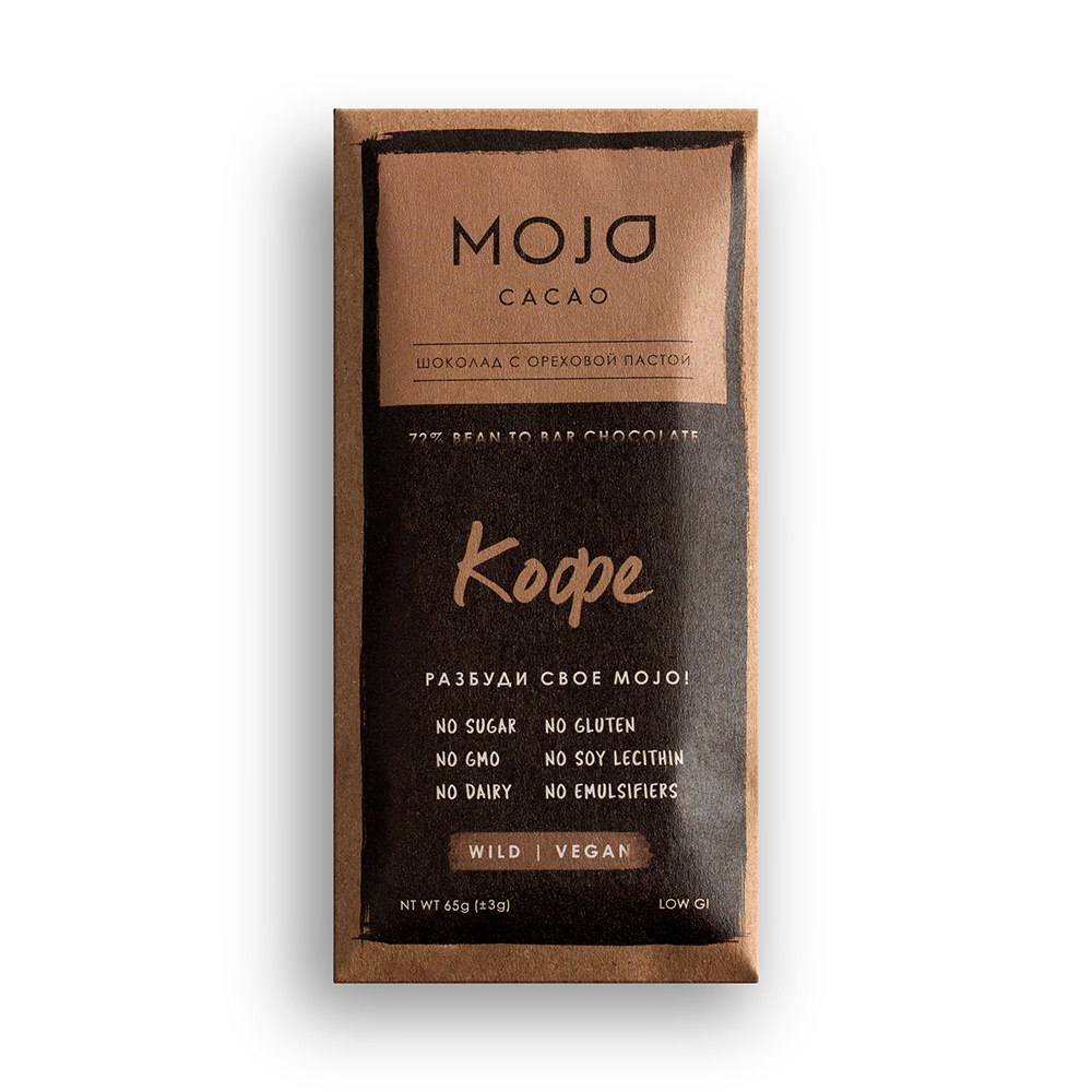 Mojo Cacao Шоколад горький "Кофе", 72% какао - купить с доставкой по ...