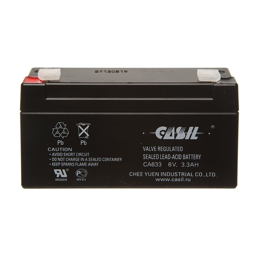 Батарея для ИПБ CASIL CA633 6 Вольт 3,3 Ач /6V 3,3 Ah для детской ...