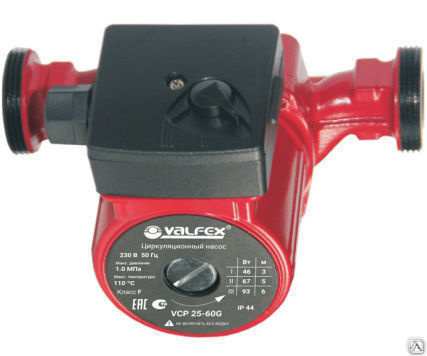 Циркуляционный насос Valfex VCP 25-60G 130 мм, 220 л/мин - купить по выгодной цене в интернет ...