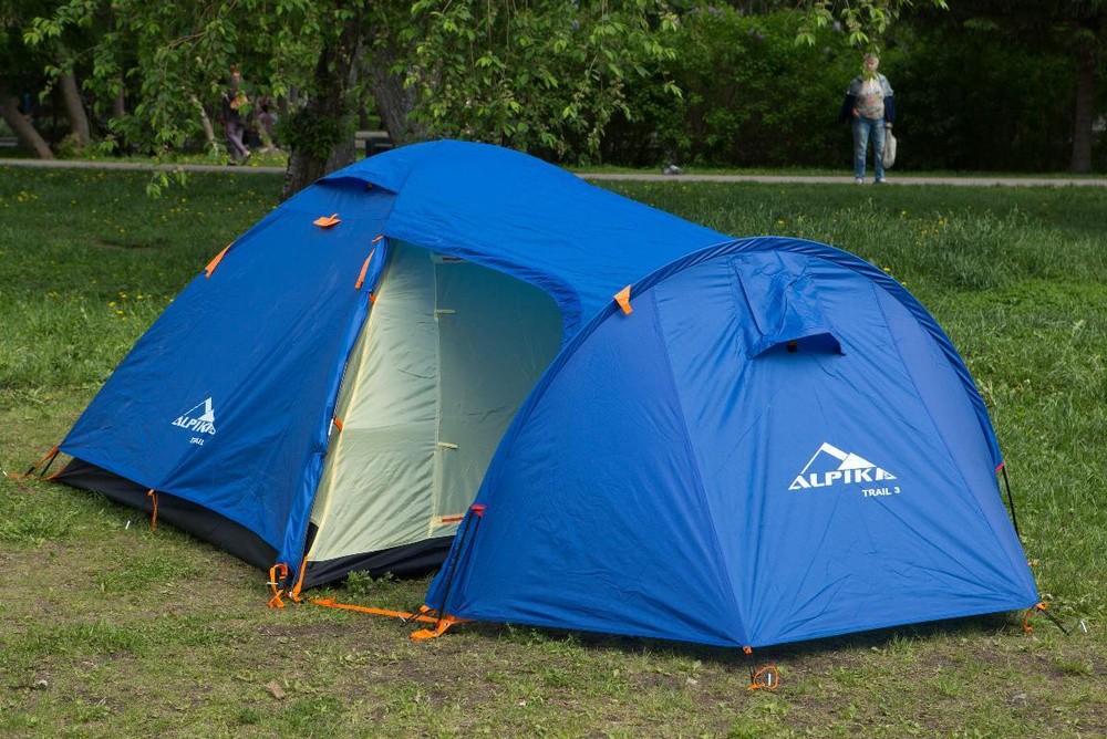 Палатка 3-местная Lanbren Trail-3 - купить по выгодной цене в интернет ...
