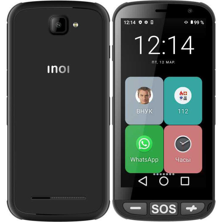 Смартфон INOI easyPhone (easyPhone) 8 ГБ 1 ГБ Черный 5 IPS easyPhone ...