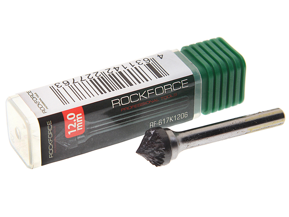 Шарошка RF-617K1206 коническая "пика" по металлу( 12мм, хвостовика 6мм ...