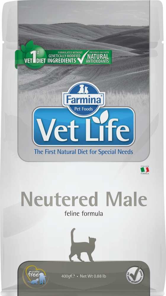 Сухой корм Фармина Vet Life Neutered Male 400 г для кастрированных ...