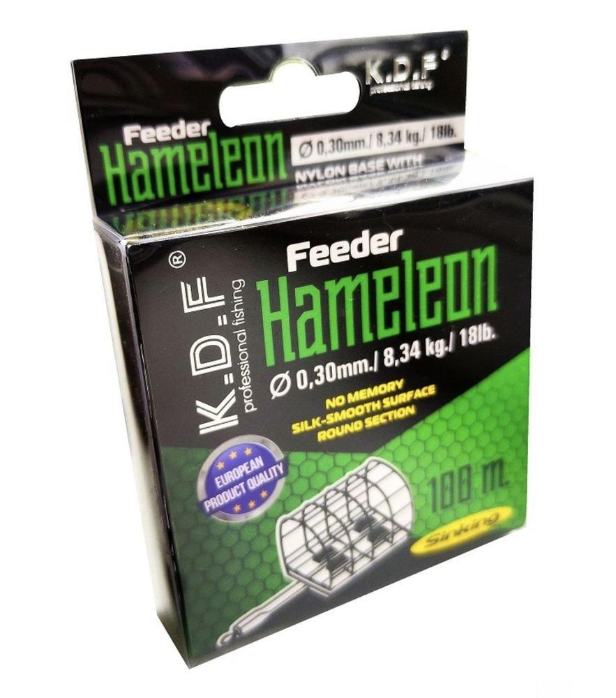 Флюорокарбоновая леска для рыбалки Леска для рыбалки Feeder Hameleon ...