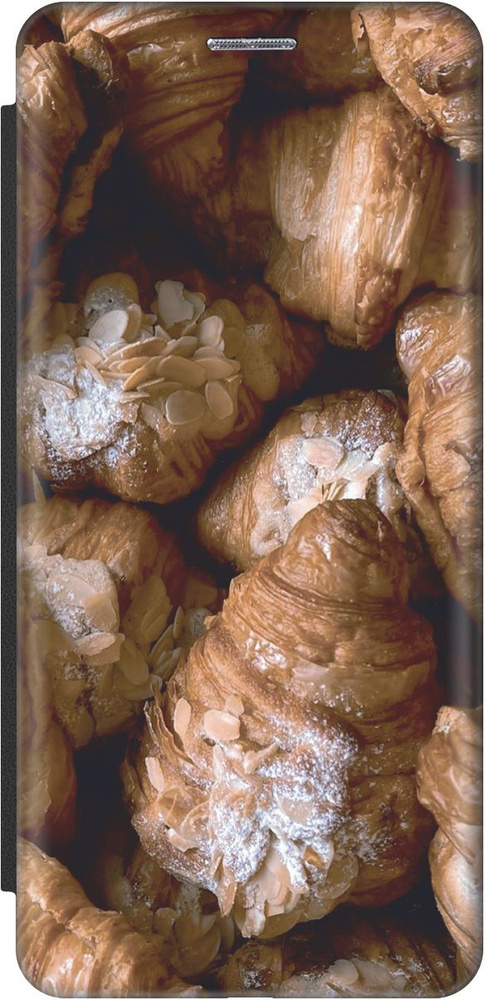 Чехол-книжка Миндальные круассаны на Xiaomi Poco F4 GT / Сяоми Поко Ф4 ...