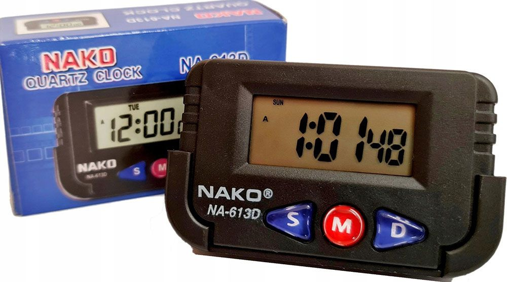Часы автомобильные NAKO NA-613D, электронные часы на приборную панель ...