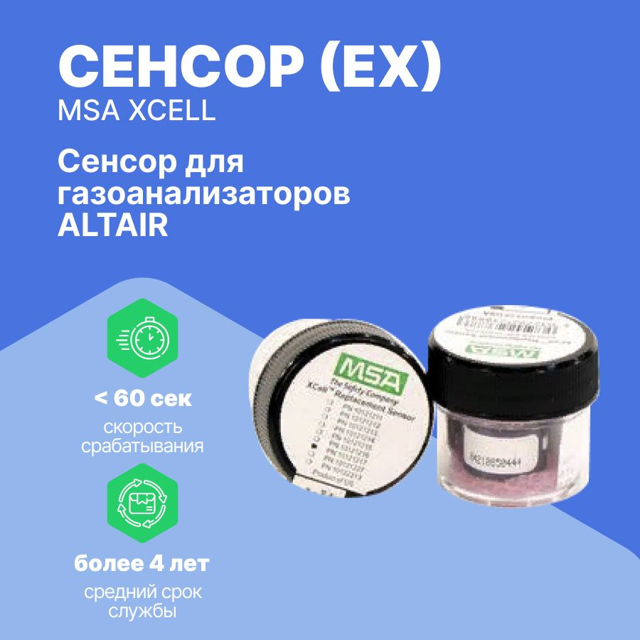 Сенсор MSA XCELL на горючий газ (Ex) для ALTAIR - купить с доставкой по ...