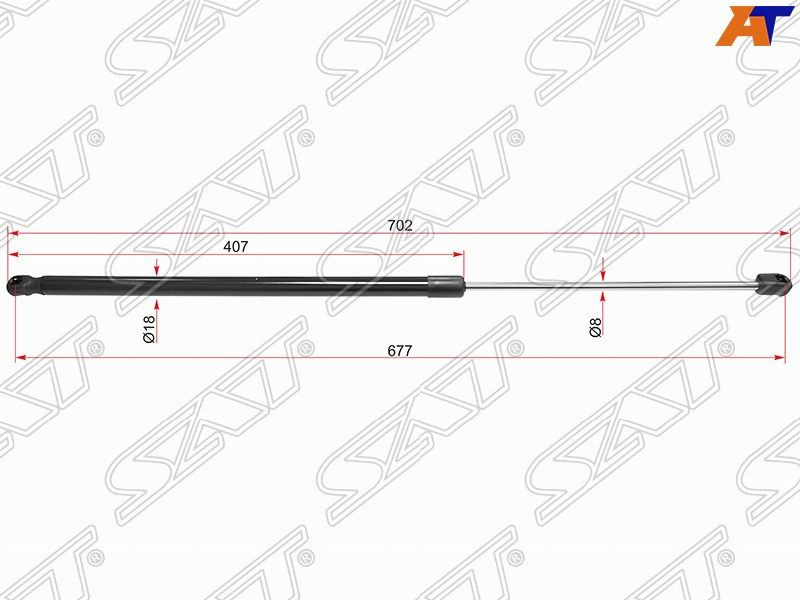 Амортизатор капота (1 шт.) для Субару Форестер SJ 2012-2018, Subaru ...