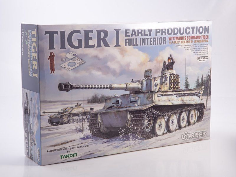 Сборная модель Tiger I Early Production Full Interior Wittmanns Command ...
