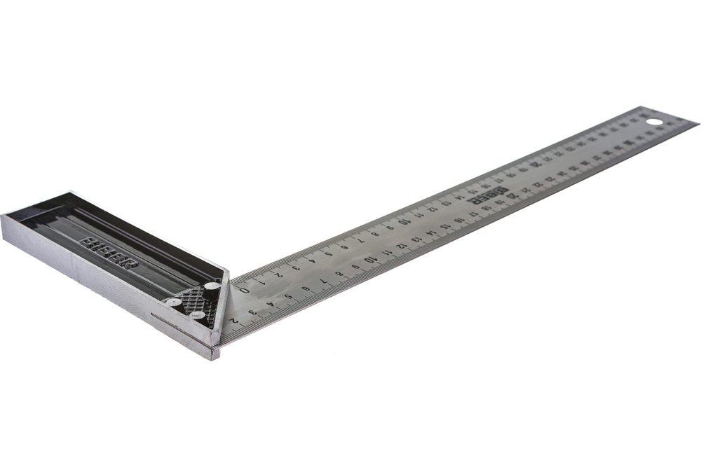 Линейка/угольник Biber Угольник строительный 350мм х 130мм, Алюминий ...