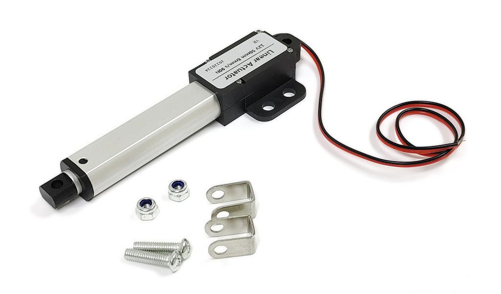 Мини линейный привод (актуатор) 12 В, длина хода 50 мм., 8 мм/с ...