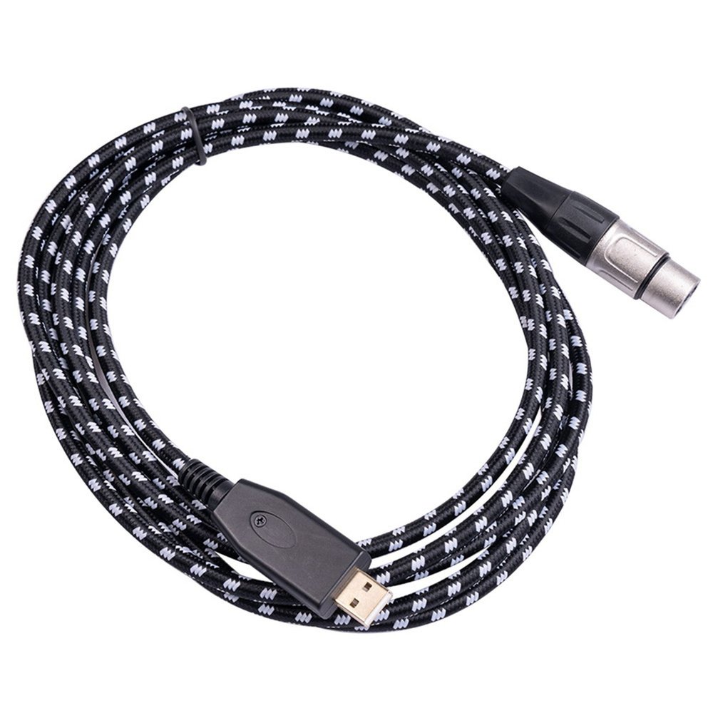 USB-кабель для микрофона, переходной кабель XLR на USB, 10 футов ...