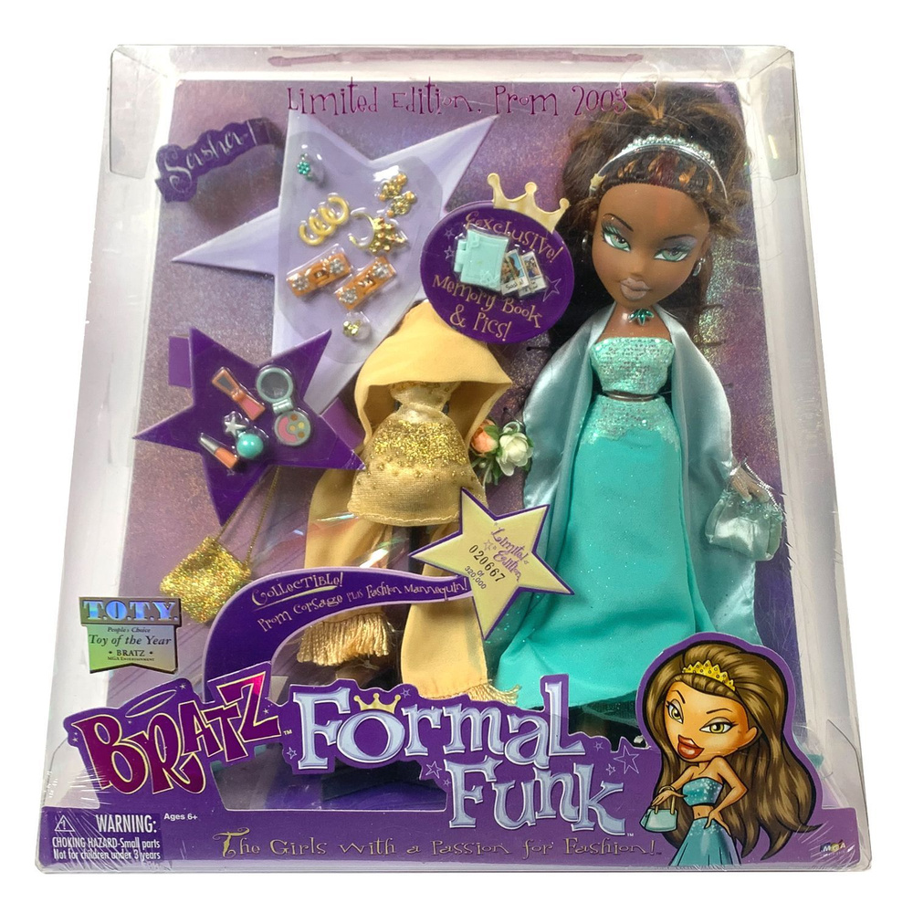 Кукла Саша из Братц серии Настоящий фанк 2003 Bratz Formal Funk Sasha ...