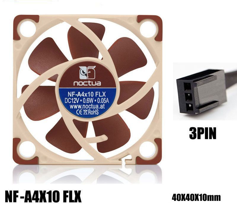 Корпусный вентилятор Noctua NF-A4X10 FLX - купить кулер по выгодной ...