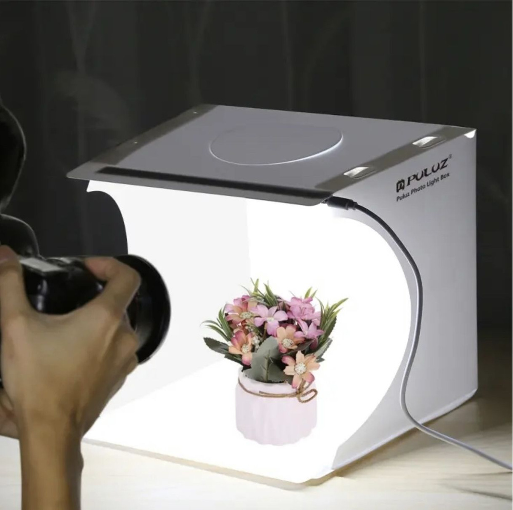 Фотобокс для предметной съемки, 20х20 см, 6 фонов - купить с доставкой ...