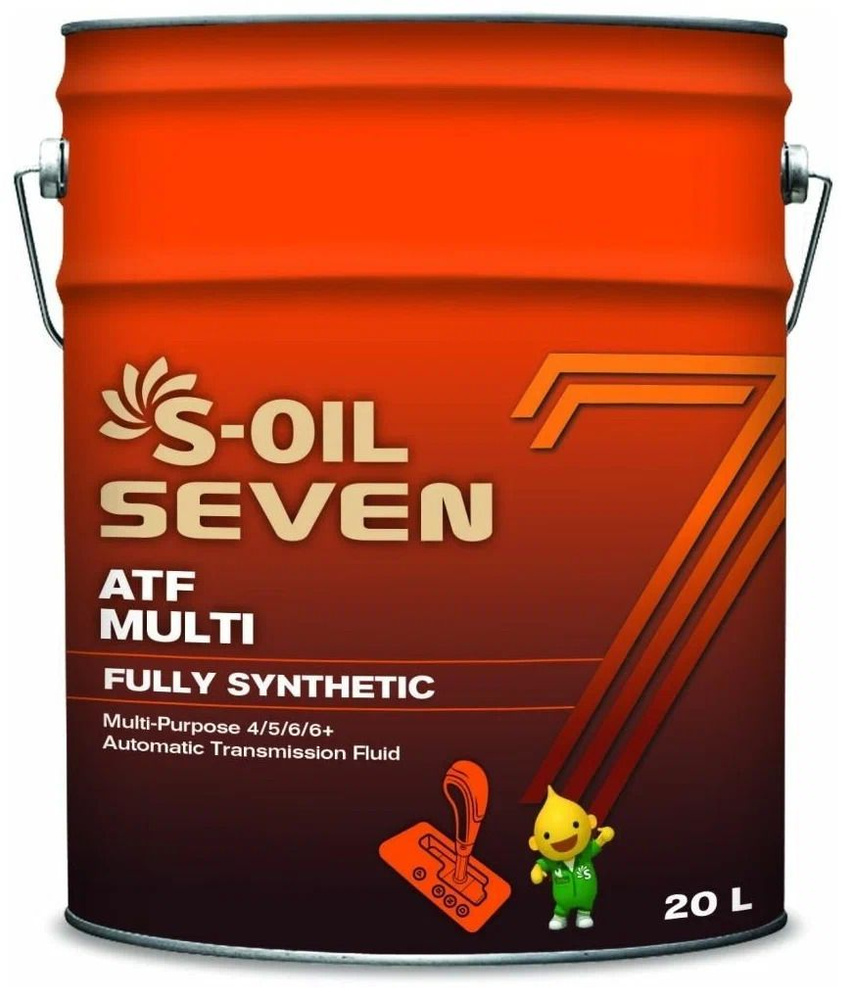 Трансмиссионное масло S-OIL SEVEN ATF MULTI 20л - купить по выгодной ...