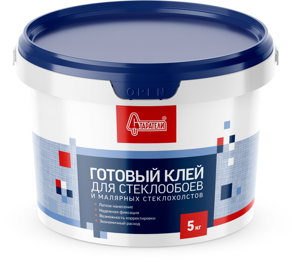 Клей для обоев Старатели Готовый клей для стеклообоев и малярных ...