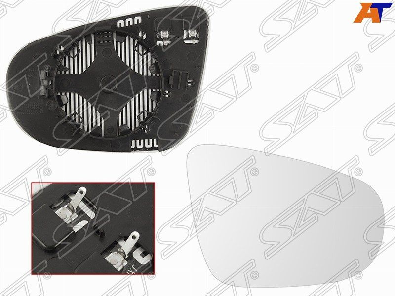 Зеркальный элемент правый для Фольксваген Гольф 6 2008-2012, Volkswagen ...