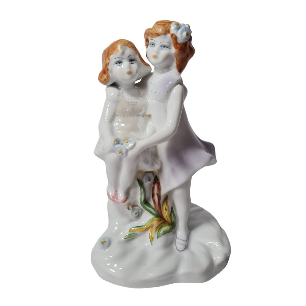 Stipo Dorohoi Фарфоровая статуэтка "Сестренки", 11см x 17см, Германия ...