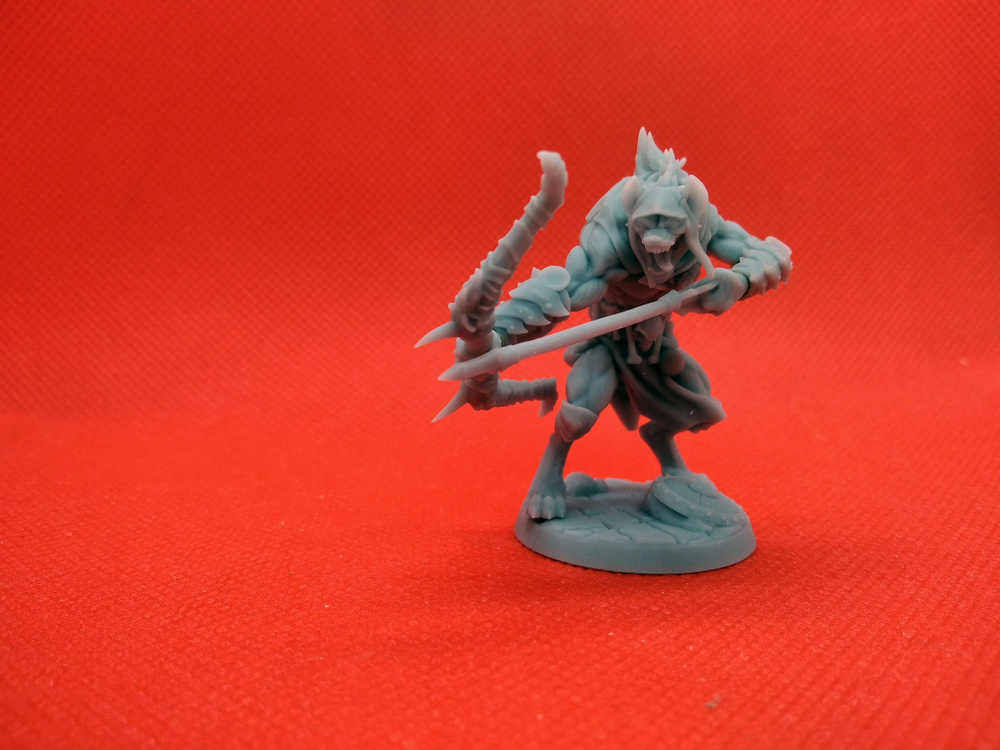 Фигурка миниатюра Гнолл лучник для настольных ролевых игр, 47 мм, DnD ...