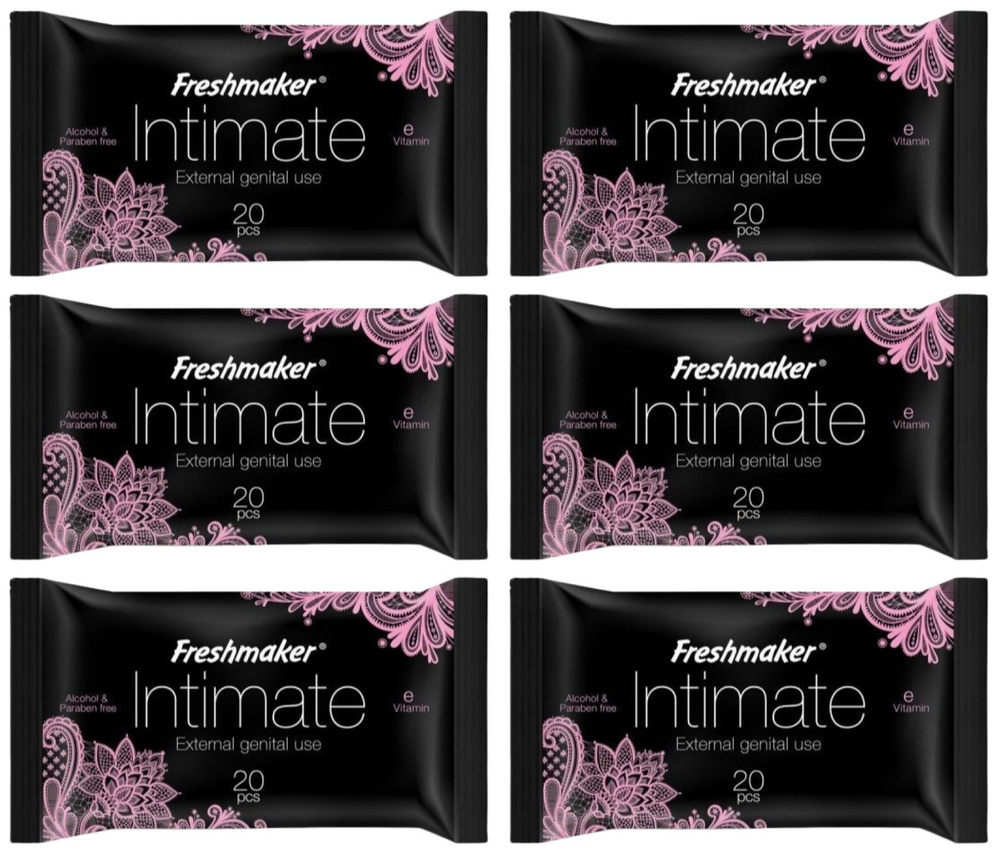 FRESHMAKER Салфетки для интимной гигиены 20 шт - купить с доставкой по ...