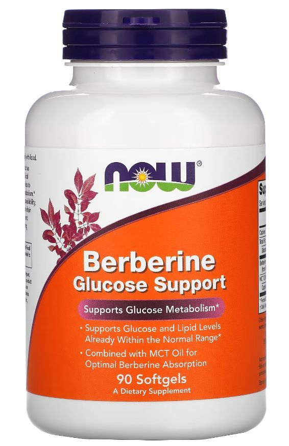 NOW Foods Berberine Glucose Support, Нау Фудс Берберин Глюкоз Суппорт ...