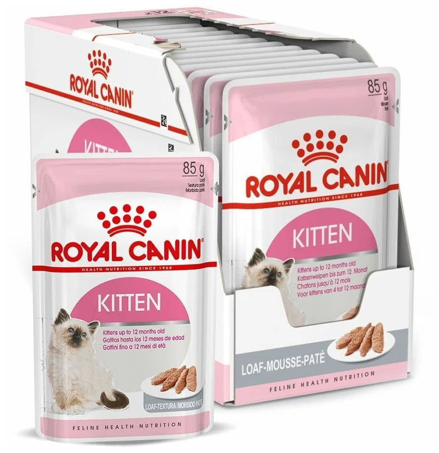 Royal Canin влажный корм для котят всех пород, паштет 85гр*12шт ...