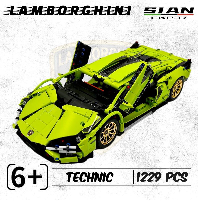 Конструктор Техник набор "Lamborghini Sian FKP 37" 1229 деталей ...