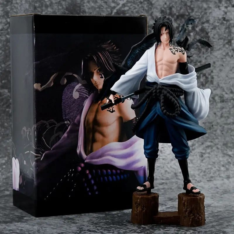 Коллекционная фигурка статуэтка Саскэ Учиха персонаж аниме Наруто 26