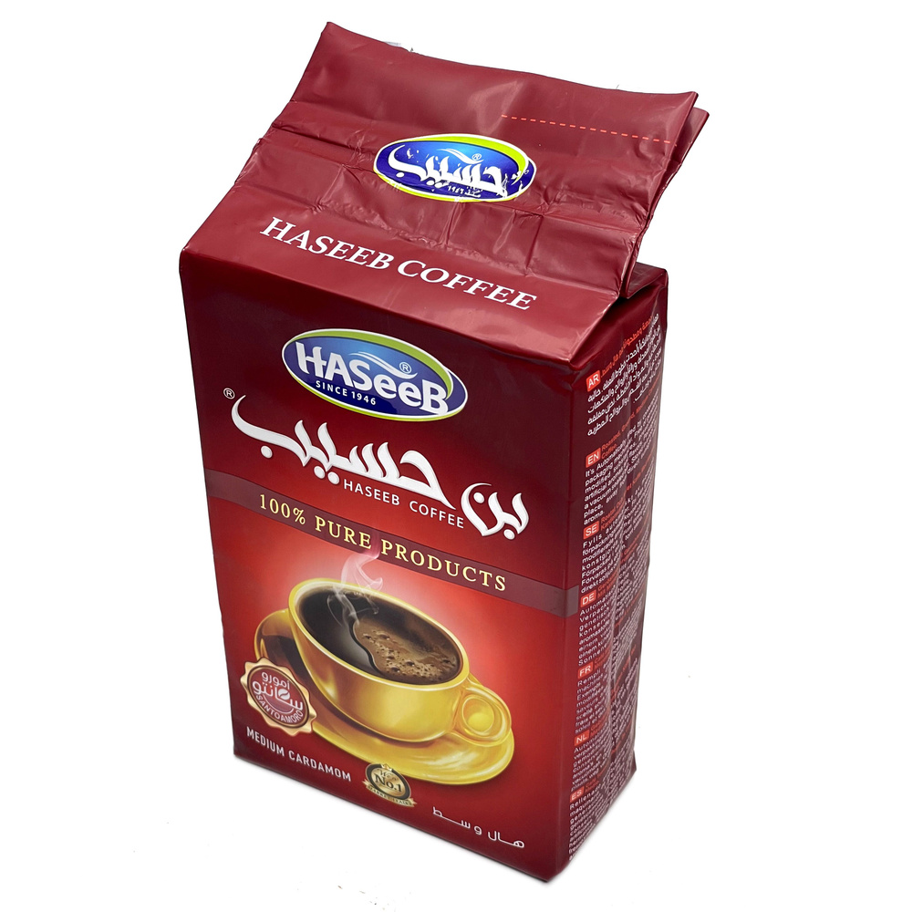HASEEB / Кофе молотый с кардамоном Santo Amoro Medium Cardamon 500гр ...