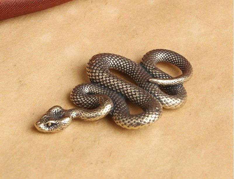 Статуэтка Змея Змейка Змей Гадюка Питон Каа Маугли Мультфильм Кобра Миниатюра