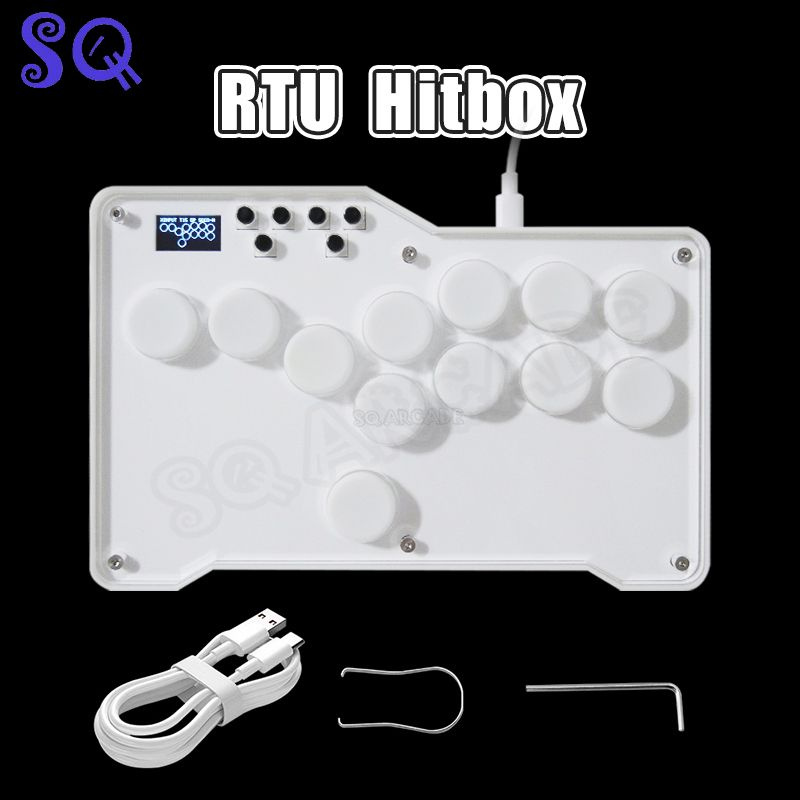 Arcade Fight Stick Mini Hitbox All Buttons Style Hot SWAP Cherry MX ...