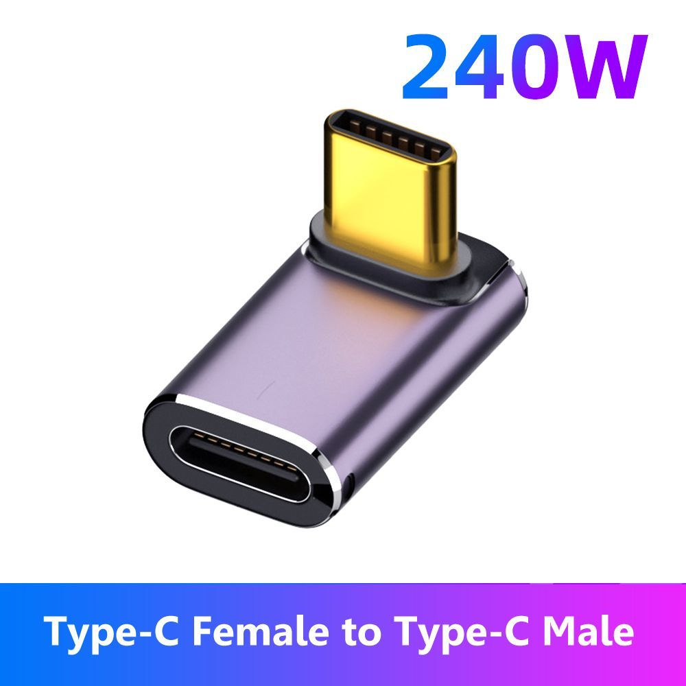 PD240W USB4.0 40Gbps Thunderbolt3 OTG адаптер 8K@60Hz USB C к Type C 48V@5A быстрая зарядка ...