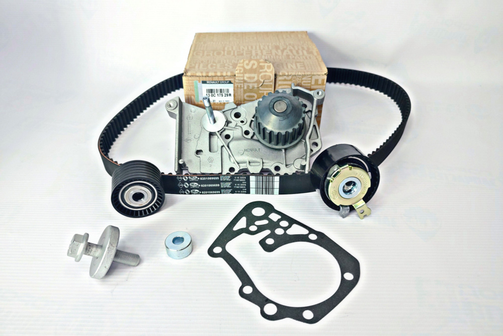 Комплект ГРМ / ремень + ролик + помпа Largus, Renault Logan, Fluence ...