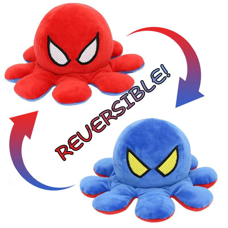 Мягкая игрушка осьминог двухсторонний перевертыш - купить с доставкой ...