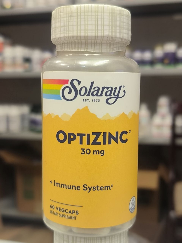 Solaray, OptiZinc, 30 мг, 60 капсул - купить с доставкой по выгодным ...