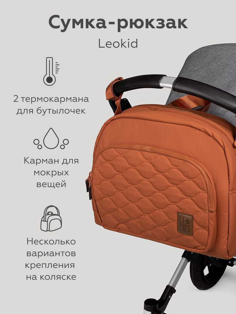 Сумка-рюкзак Leokid Brown Amber - купить с доставкой по выгодным ценам в интернет-магазине OZON ...