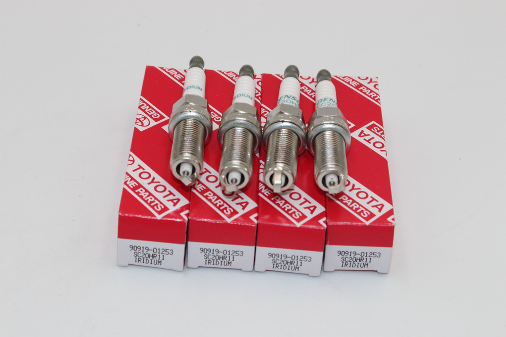 Комплект свечей зажигания Toyota 90901253(4 штуки) - купить по выгодным ...